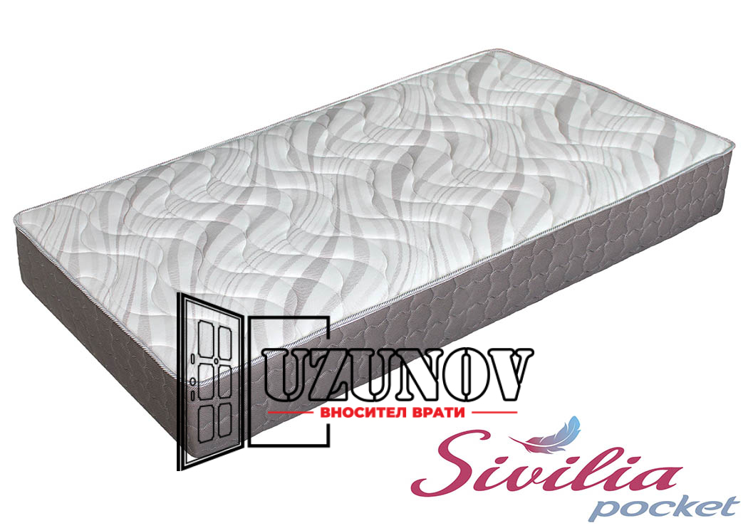 Матрак Sivilia pocket еднолицев - Борса Узунов